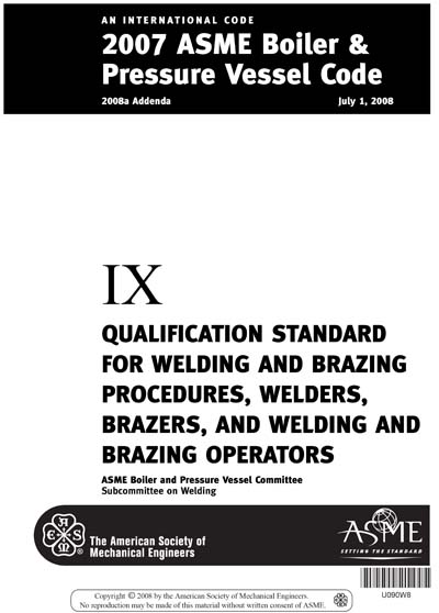 BPVC-IX-2007 Addn A-2008/Vol 58 Ints - 2007 BPVC Section IX - Welding ...