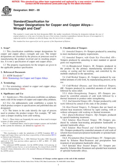 ASTM B601-09 - Standard Classification for Temper Designations for ...