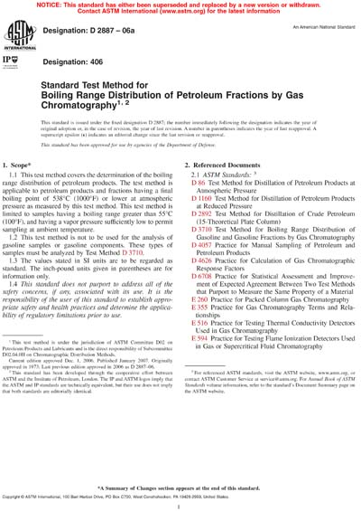 ASTM D2887-06 - Standard Test Method for Boiling Range Distribution of ...