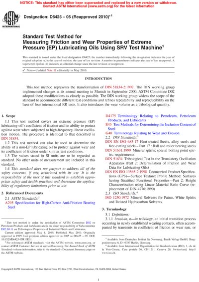 ASTM D6425-05(2010)e1 - Standard Test Method for Measuring Friction and ...