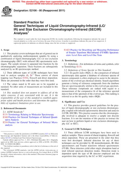 ASTM E2106-00(2011) - Standard Practice for General Techniques of ...