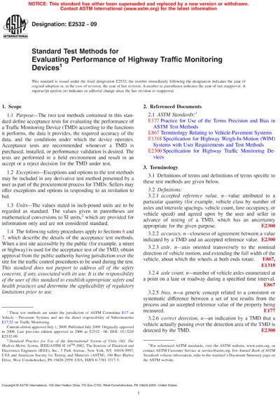ASTM E2532-09 - Standard Test Methods for Evaluating Performance of ...