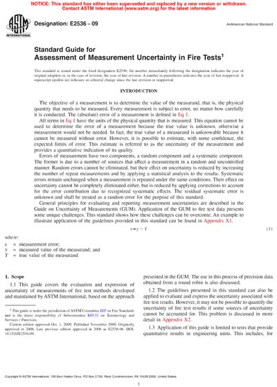 ASTM E2536-09 - Standard Guide for Assessment of Measurement ...