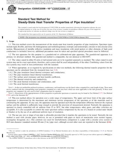 ASTM C335/C335M-17 Red - Standard Test Method for Steady-State Heat ...