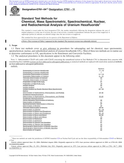 ASTM C761-11 Red - Standard Test Methods for Chemical, Mass ...