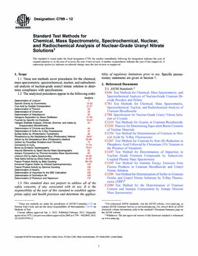 ASTM C799-12 - Standard Test Methods for Chemical, Mass Spectrometric ...