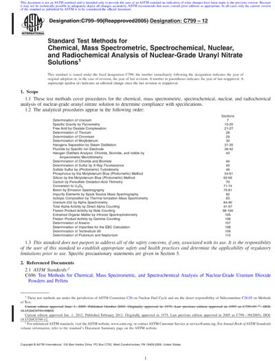 ASTM C799-12 Red - Standard Test Methods for Chemical, Mass ...