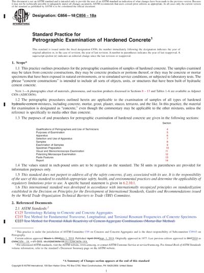 ASTM C856-18a Red - Standard Practice for Petrographic Examination of ...