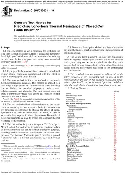 ASTM C1303/C1303M-19 - Standard Test Method for Predicting Long-Term ...