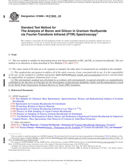 ASTM C1842-24 Red - Standard Test Method for The Analysis of Boron and ...