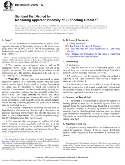 ASTM D1092-12 - Standard Test Method for Measuring Apparent Viscosity ...