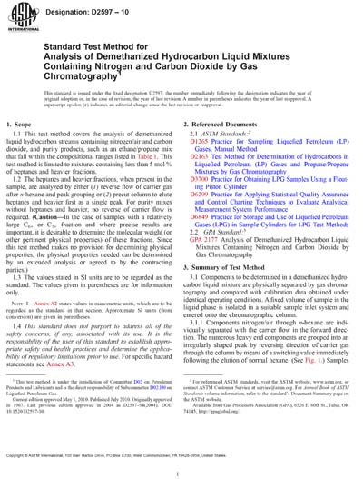 ASTM D2597-94(2004) - Standard Test Method for Analysis of Demethanized ...