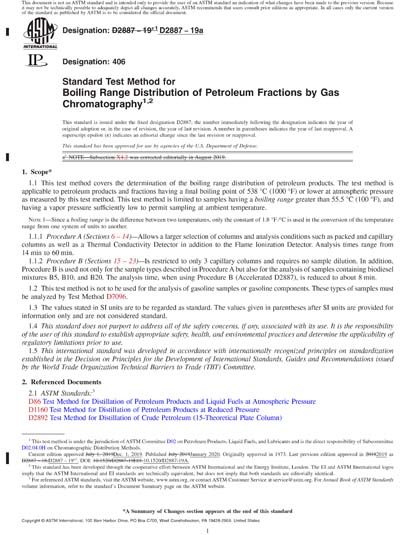 ASTM D2887-19a Red - Standard Test Method for Boiling Range ...