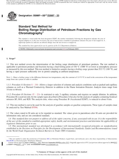 ASTM D2887-23 Red - Standard Test Method for Boiling Range Distribution ...