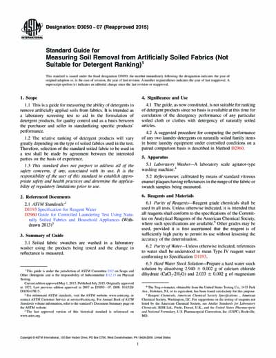 ASTM D3050-07(2015) - Standard Guide for Measuring Soil Removal from ...