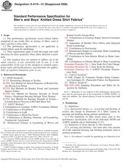 ASTM D4119-01 - Standard Performance Specification for Men's and Boys ...