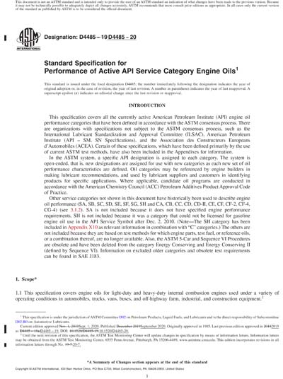 ASTM D4485-20 Red - Standard Specification for Performance of Active ...