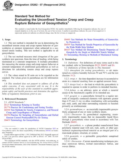 ASTM D5262-07(2012) - Standard Test Method for Evaluating the ...
