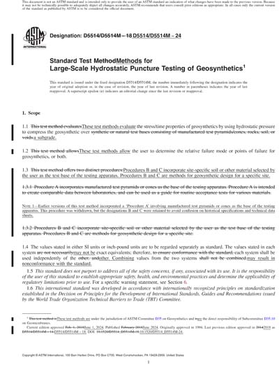 ASTM D5514/D5514M-24 Red - Standard Test Methods for Large-Scale ...