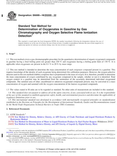 ASTM D5599-22 Red - Standard Test Method for Determination of ...