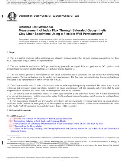 ASTM D5887/D5887M-22a Red - Standard Test Method for Measurement of ...