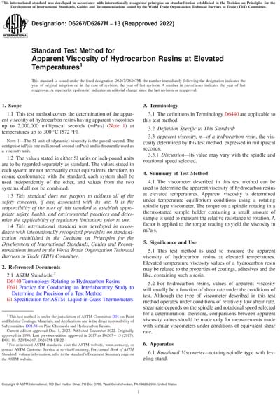 ASTM D6267/D6267M-13(2022) - Standard Test Method for Apparent ...