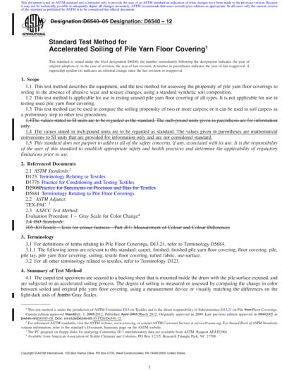 ASTM D6540-12 Red - Standard Test Method for Accelerated Soiling of ...