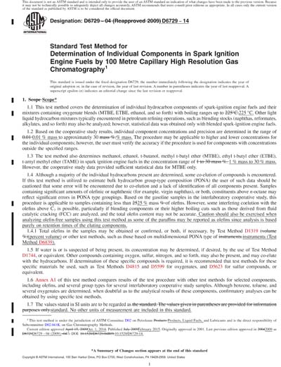 ASTM D6729-14 Red - Standard Test Method for Determination of ...