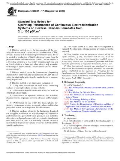 ASTM D6807-17(2026) - Standard Test Method for Operating Performance of ...