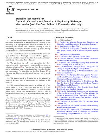 ASTM D7042-25 - Standard Test Method for Dynamic Viscosity and Density ...