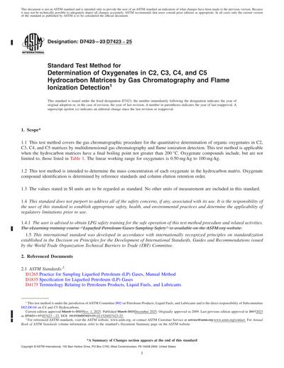 ASTM D7423-25 Red - Standard Test Method for Determination of ...
