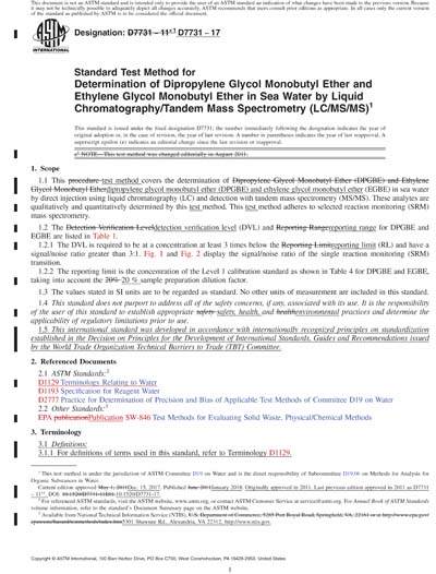 ASTM D7731-17 Red - Standard Test Method for Determination of ...