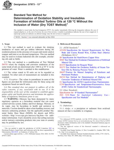 ASTM D7873-13e1 - Standard Test Method for Determination of Oxidation ...