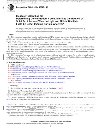 ASTM D8049-17 Red - Standard Test Method for Determining Concentration ...