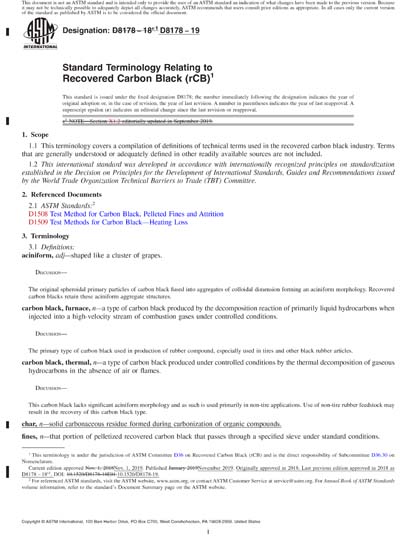 ASTM D8178-19 Red - Standard Terminology Relating to Recovered Carbon ...