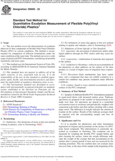 ASTM D8600-25 - Standard Test Method for Quantitative Exudation ...