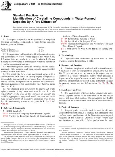 ASTM D934-80(2003) - Standard Practices for Identification of ...