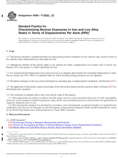 ASTM E693-23 Red - Standard Practice for Characterizing Neutron ...