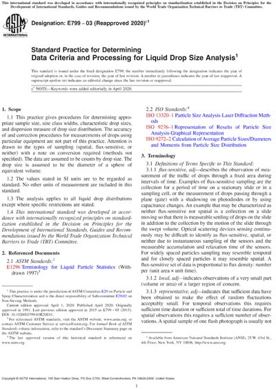 ASTM E799-03(2020)e1 - Standard Practice for Determining Data Criteria ...