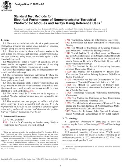 ASTM E1036-02 - Standard Test Methods for Electrical Performance of ...