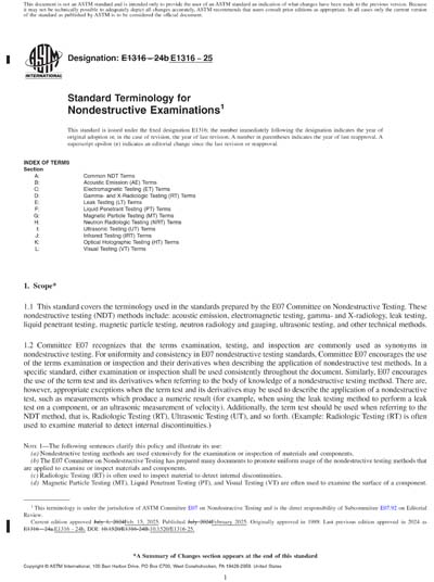 ASTM E1316-25 Red - Standard Terminology for Nondestructive ...