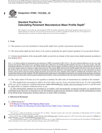 ASTM E1845-23 Red - Standard Practice for Calculating Pavement ...