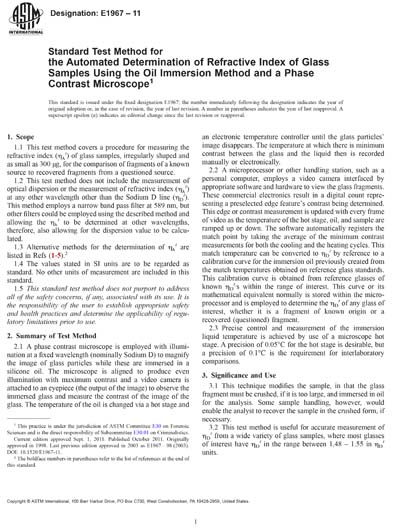 ASTM E1967-11 - Standard Test Method for the Automated Determination of ...