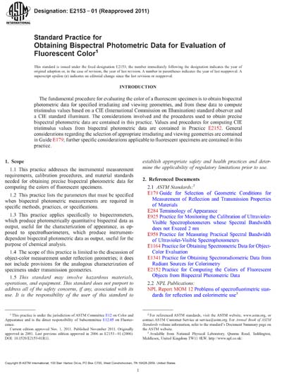 ASTM E2153-01(2006) - Standard Practice for Obtaining Bispectral ...
