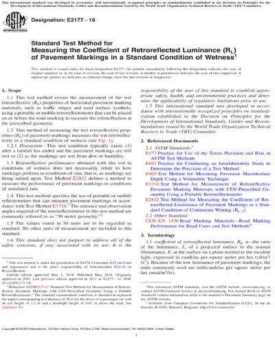 ASTM E2177-18 - Standard Test Method for Measuring the Coefficient of ...