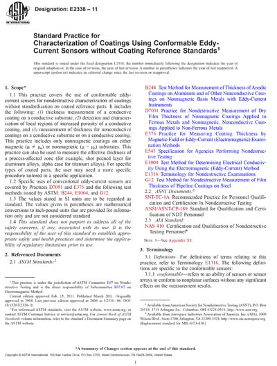 ASTM E2338-06 - Standard Practice for Characterization of Coatings ...
