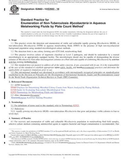 ASTM E2563-18 Red - Standard Practice for Enumeration of Non ...