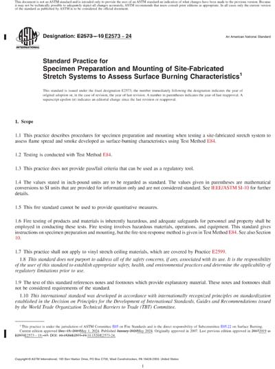 ASTM E2573-24 Red - Standard Practice for Specimen Preparation and ...