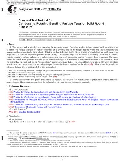 ASTM E2948-16a Red - Standard Test Method for Conducting Rotating ...