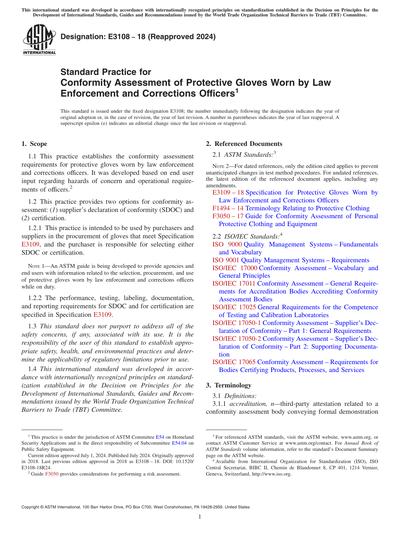 ASTM E3108-18(2024) - Standard Practice for Conformity Assessment of ...